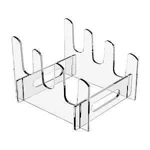 YZYDF Multi Tiered Acrylic Food Tray Stand Space Saving and Easy to Storage for Parties and Buffets