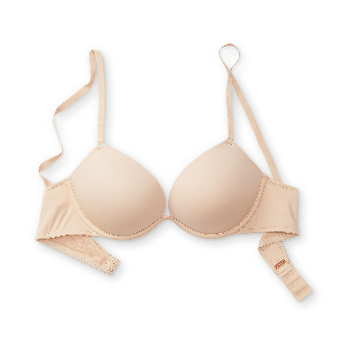 Victoria's Secret Pink Wear Everywhere Super Push Up Bra, Padded, Smoothing, Bras for Women, Beige (34B)
