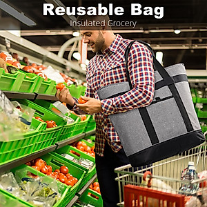 Daoxizhou Insulated Cooler Bag Thermal Insulation - Premium, Collapsible Soft Cooler Makes Insulated Grocery Bag, Food Delivery Bag, Travel Insulated