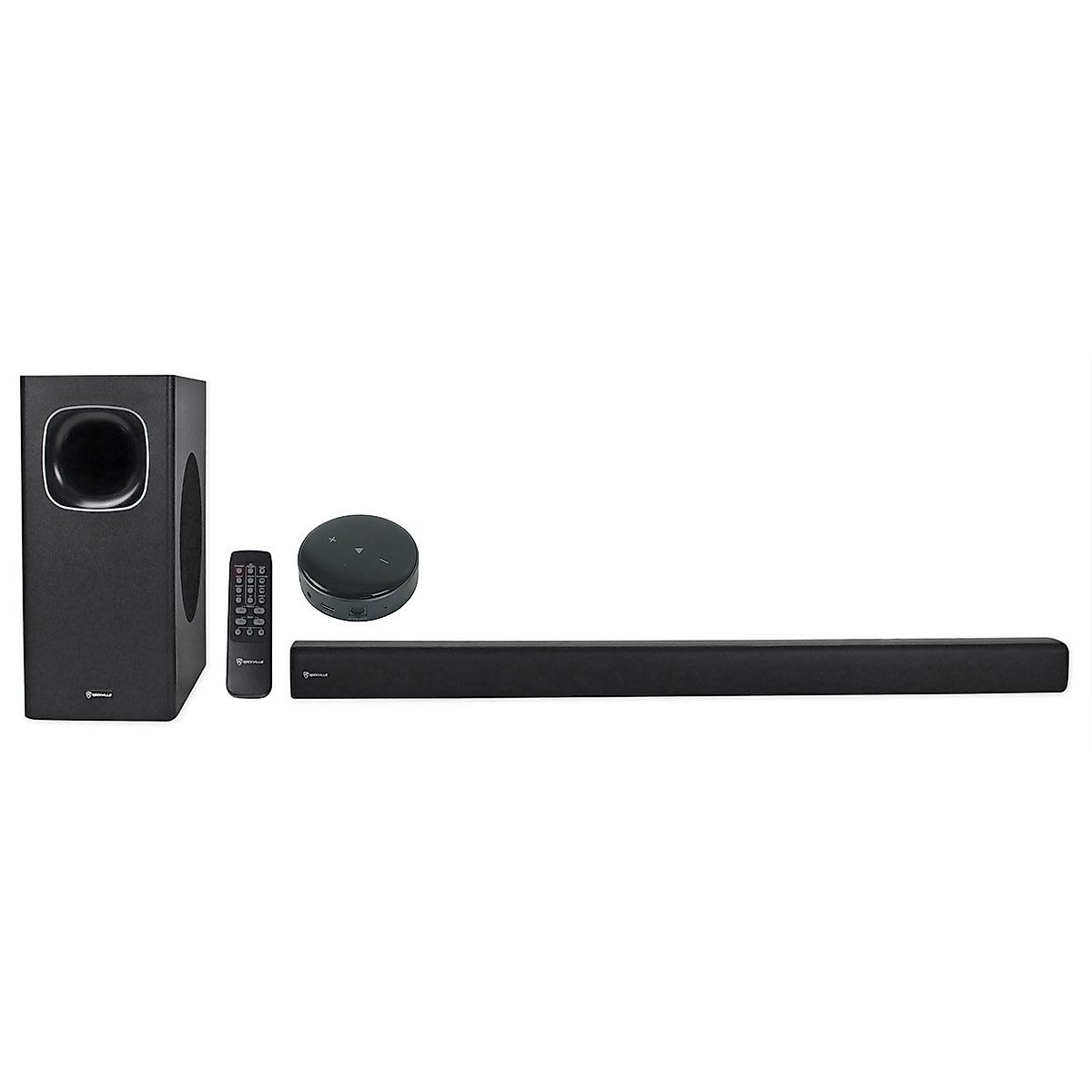 Rockville (1) ROCKBAR 40" 400w Soundbar w/Wireless Subwoofer/Bluetooth/HDMI/Optical Bundle with (1) Rockville Mini WiFi Music Player Wireless Audio Streaming Multiroom Stereo Receiver (2 Items)