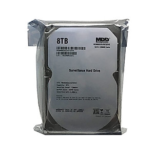 MaxDigitalData 8TB 7200 RPM 256MB Cache SATA 6.0Gb/s 3.5inch Internal Hard Drive for Surveillance (MD8000GSA25672DVR) - 3 Years Warranty (Renewed)