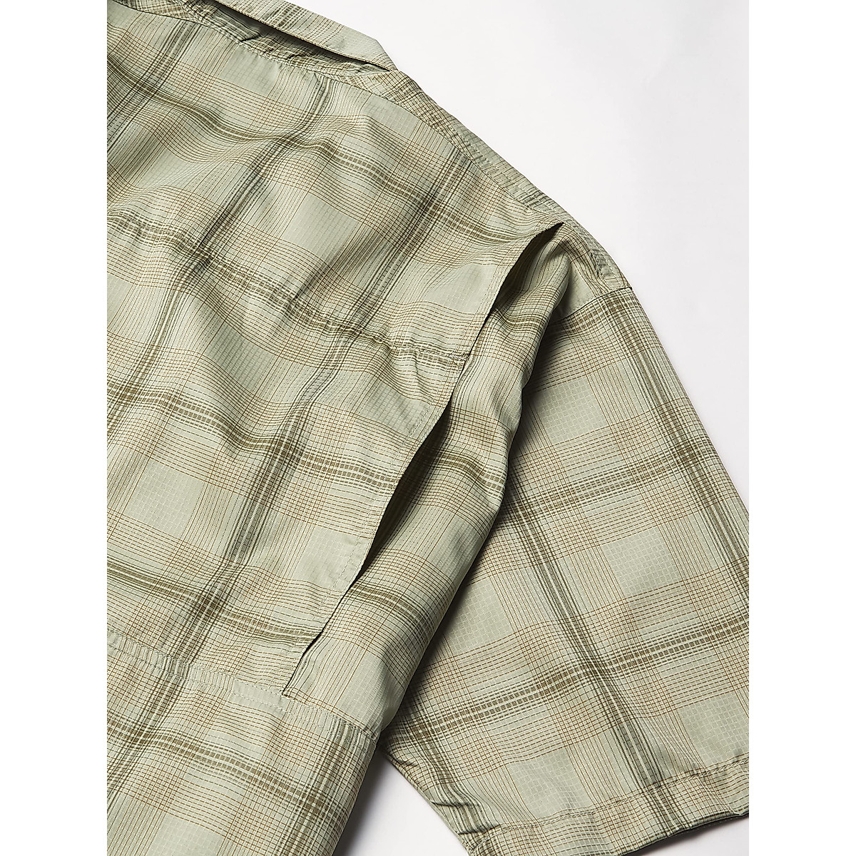 Columbia Men's Silver Ridge Lite Short Sleeve, Safari Large Plaid, Medium