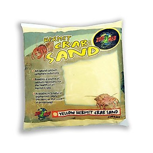 Zoo Med Laboratories SZMHC2Y Hermit Crab, 2-Pound, Sand Yellow