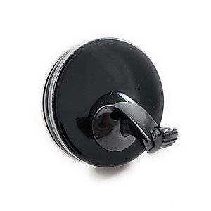 AmeriPour Black - Mason Jar Pour Spouts With Flap For Moonshine And Whiskey - Made 100% In The USA. Free Flow Mason Jar Spouts That Don't Leak. A Perfect Pour Everytime. 2 Pack (Regular Mouth - Flap)