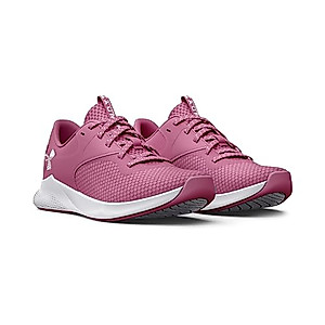 Under Armour Women's Charged Aurora 2, (603) Pace Pink/Pace Pink/White, 8
