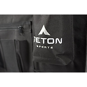TETON Sports Cot Organizer; Great Camping and Hunting Gear; Perfect Companion to the TETON Sports Camping Cots; A Must Have , Black, 39 inches X 12 inches