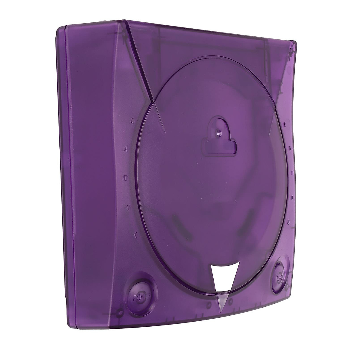 Plastic Shell, Transparent Purple Scratchproof Translucent Case for SEGA Dreamcast DC