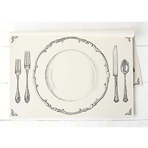 Hester & Cook Perfect Setting Paper Placemat, 24 Sheets American Made