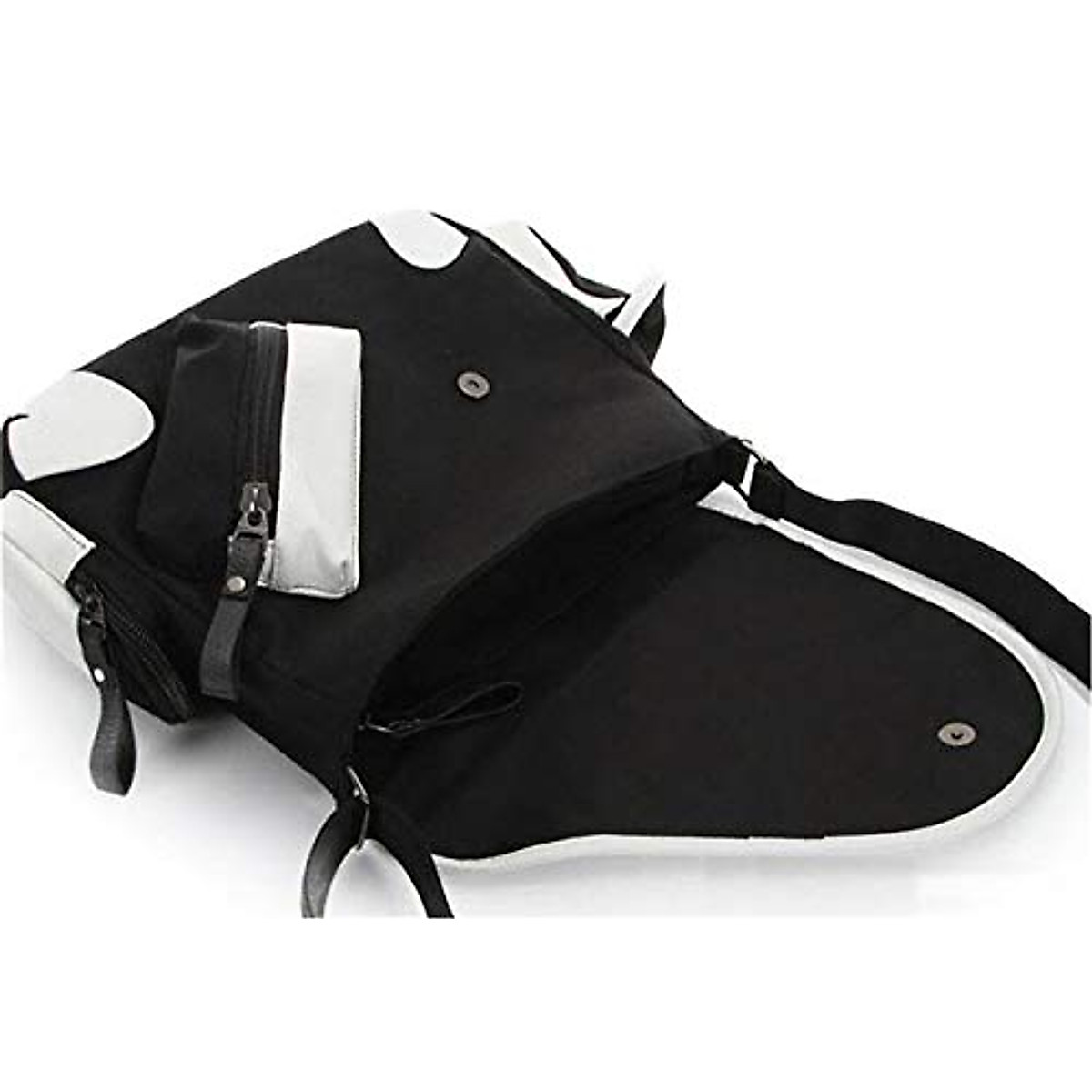 ISaikoy Casual Canvas Messenger Bag Satchel Crossbody Bag Handbag Shoulder Bag Color Q109