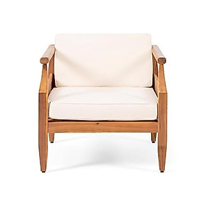 Noble House Aston Outdoor Club Chair (Set of 4) Teak