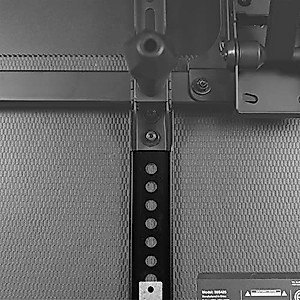 VIVO Vertical VESA Extender Plate Bracket Kit Designed for Low VESA Pattern TV’s, Fits TV Ceiling Mounts, 2 Brackets, Black, MOUNT-AD165