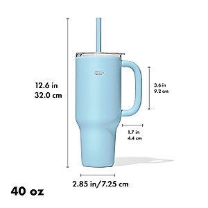 OXO Strive XL Tumbler with Handle – 40 oz. – Blue Topaz