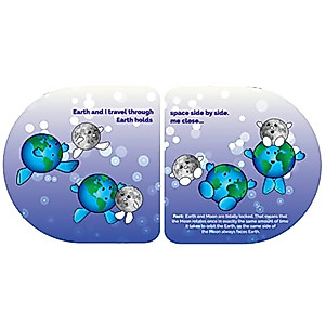 Celestial Buddies Over The Moon for You Gift Box Set - Baby Board Poem & Crunch Bunch Plush Sensory Learning Educational Space Planet Teether Toy