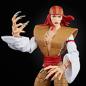 Marvel Legends Series 6-inch Collectible Lady Deathstrike Action Figure, Includes 1 Build-A-Figure Part(s), Premium Design