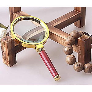 Magnifying Glass 10x Magnification Magnifier Handheld Magnifier for Science, Reading Book, Inspection