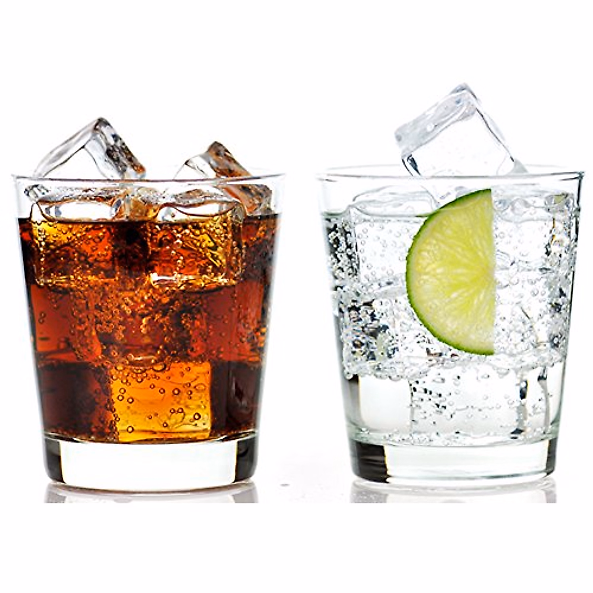 Ozera 2 Pack Silicone Ice Cube Tray, Ice Cube Trays for Freezer, Easy Release Silicone Ice Cube Molds for Whiskey, Cocktail, Chocolate