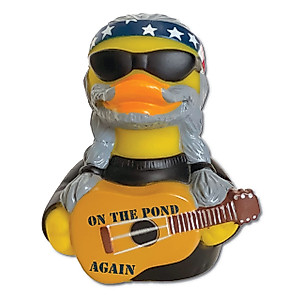 CelebriDucks - On The Pond Again - Floating Rubber Ducks - Collectible Bath Toy Gift for Kids & Adults of All Ages
