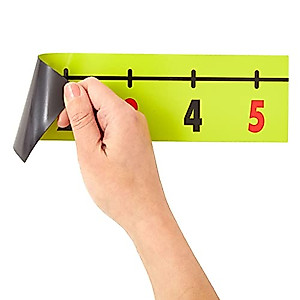 Bright Creations 37 Piece Magnetic Number Line for Classroom Whiteboard, Teacher School Supplies (10 x 2.75 in)