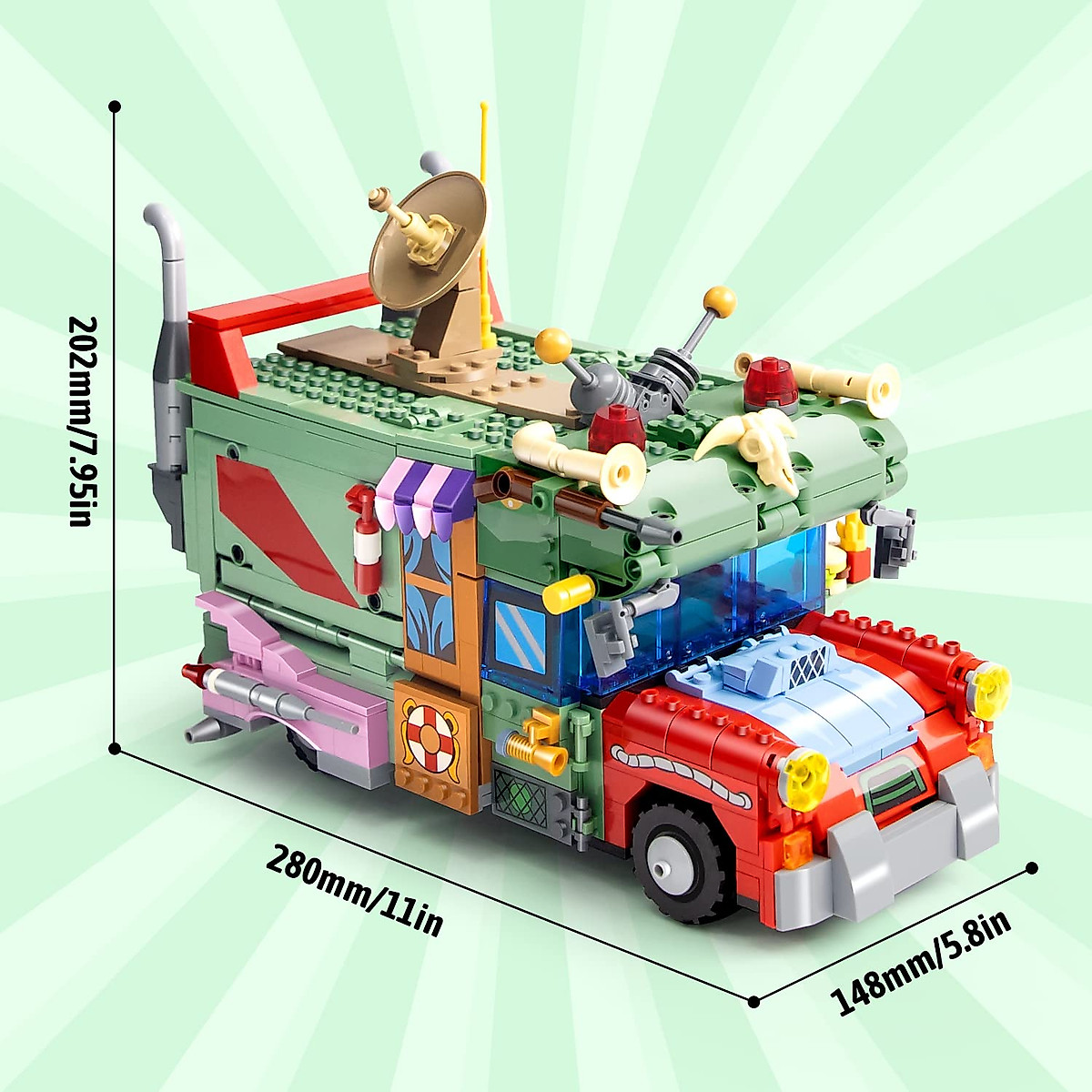 Maikerry 933 PCS PVZ Time Travel Set - Plants & Zombies Action Figures, Toys for Game Fans, Party & Birthday Gifts for Boys & Girls