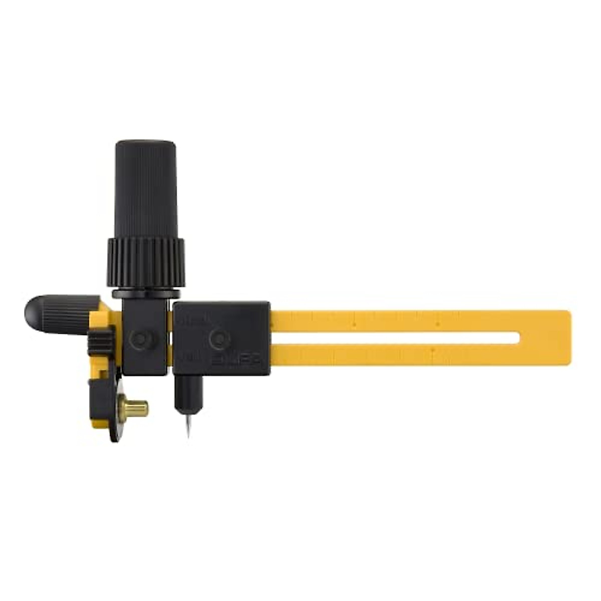 OLFA 18mm Rotary Circle Cutter (CMP-3) - Adjustable Rotary Blade Cutter w/ Ratchet Handle Cuts Perfect Circles for Crafts, Sewing, Quilting, Replacement Blade: OLFA RB18-2