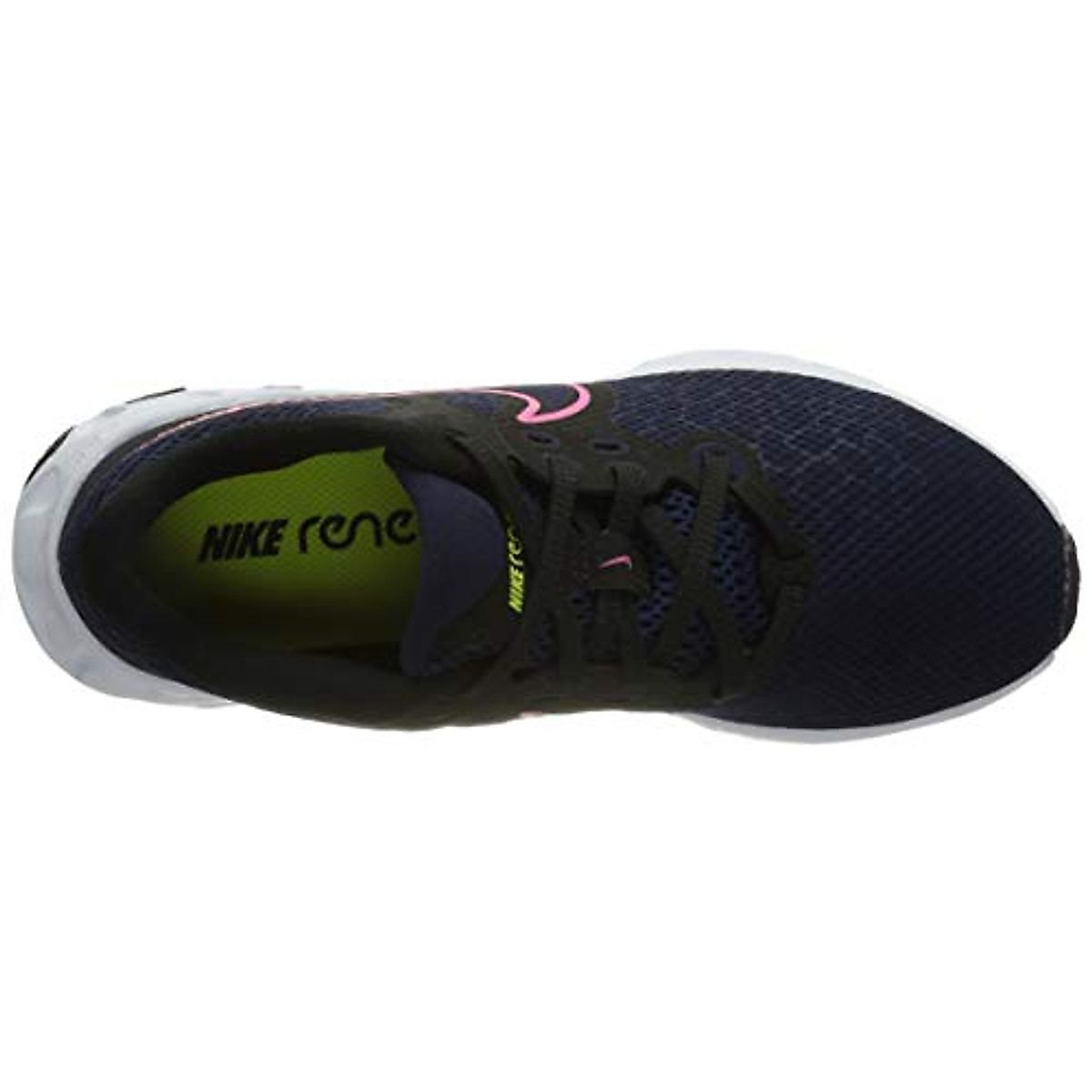 Nike Women's WMNS Renew Ride 2 Running Shoe, Blackened Blue Sunset Pulse Black Cyber, 7.5 us