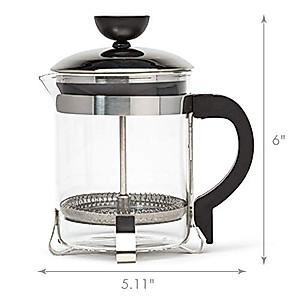 Primula 4 Cup Classic Coffee Press, Chrome