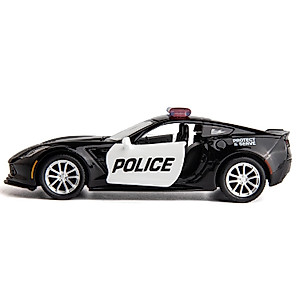 RMZ City Compatible for Chevrolet Calvert C7 Police Car Model 1:36 Diecasting Alloy Toy Car, Pull Back Vehicles Toy Car for Toddlers Kids Boys Girls Gift