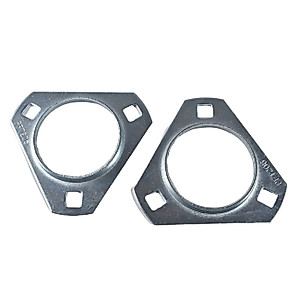 QASKEHKT Go Kart Live Axle Bearing Kit 1-1/4" Bearing Kit (3-Hole) Kit Fit Go Karts Mini Bikes/Trikes/Off Road ATV