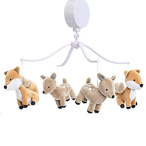 Bedtime Originals Deer Park Musical Baby Crib Mobile, Multicolor