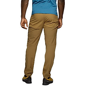 Black Diamond Mens Swift Water Resistant Softshell Pants, Granite, Large