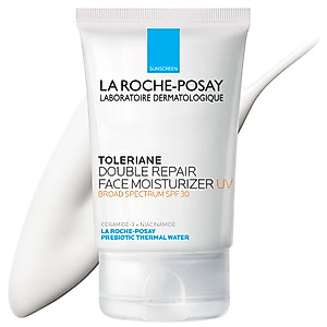 La Roche-Posay Toleriane Double Repair UV SPF Moisturizer for Face, Daily Facial Moisturizer with Sunscreen SPF 30, Niacinamide and Glycerin, Oil Free, Moisturizing Sun Protection