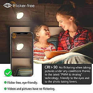 UCB Alexa Light Bulb 130W Equivalent, Smart Light Bulbs Warm White to Daylight Tunable, A19 E26 Bluetooth LED Bulbs for Bedroom Kitchen Living Room Office（4 Pack）