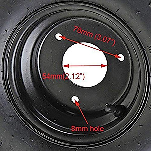 TDPRO Pack of 2 13x5.00-6 Tire For ATV Quad Go Kart 4 wheelers