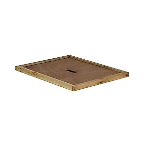 Hoover Hives 10 Frame Langstroth Beehive Parts Kit Dipped in 100% Beeswax includes Telescoping Top Cover, Oval Bee Escape, Inner Cover, Screened Bottom Board, Entrance Reducer& Queen Excluder