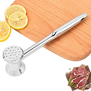Household Stainless Steel Loose Beef Mace Steak Tender Meat Beat Hammer Kitchen Meat Hammer Meat Tenderizer Meat Hammer Dishwasher Safe Tenderizer Cooking Utensils