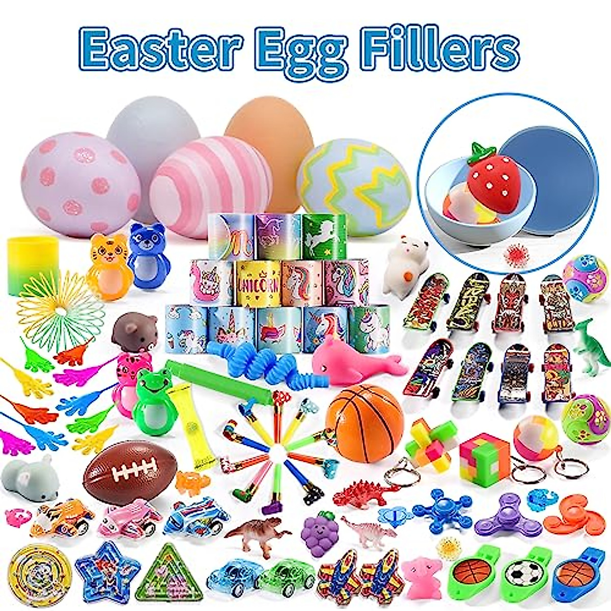 Yutin 200 PCS Party Favor for Kids 4-8, Pinata Stuffers, Prize Box Toys for Kids Classroom Rewards, Small Bulk Toys for Birthday Goodie Bags Fillers, Party Gift Bag Toys for 8-12 3-5