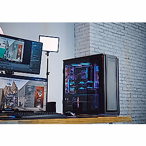 Phanteks Enthoo 719 (PH-ES719LTG_DBK01) High Performance Full Tower Case – Tempered Glass, Aluminum panels, dual system/psu support, massive storage, Fan Hub, Digital-RGB lighting, Black