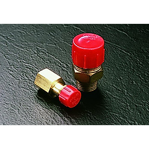 Caplugs 99394439 Plastic Threaded Plastic Cap for Flared JIC Fittings. to fit Thread Size 1/2-20" CD-5, PE-LD, to Fit Thread Size 1/2-20", Red (Pack of 200)