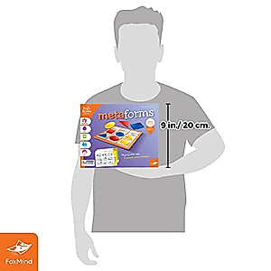 FoxMind Games: MetaForms Logic and Deductive Reasoning Puzzle Game, 80 Smart Puzzles to Work Through, 6 Levels of Complexity, Develops STEM Skills, 1+ Players, for Ages 5 and up