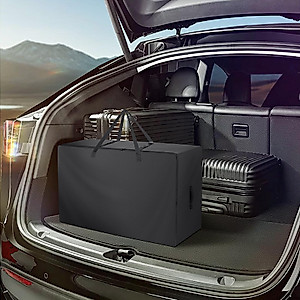 Folding Mattress Bag - 600D Oxford Cloth Heavy Duty Carry Case for Tri-Fold Guest Bed Mattress (Fits 6" Twin & Twin XL Mattress, Black)