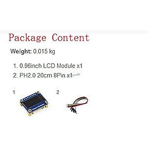 XYGStudy General 0.96 inch LCD Display Module, IPS Sreen, 0.96inch Diagonal, 160x80 HD Resolution (with Examples for Jetson Nano/Raspberry Pi / STM32)