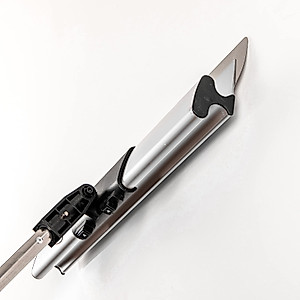 BXGTECH Skimming Blade 40" Blades with 0.5mm & 0.35mm blades 301 Stainless Steel Blade Extruded Aluminum Construction Drywall Tools High-Impact End Caps Sheetrock Gyprock Wall-Board Plasterboard