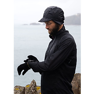 SEALSKINZ Unisex Waterproof Extreme Cold Weather Hat, Black, Large