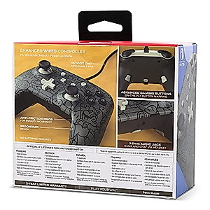 PowerA Enhanced Wired Controller for Nintendo Switch - Power-Up Mario