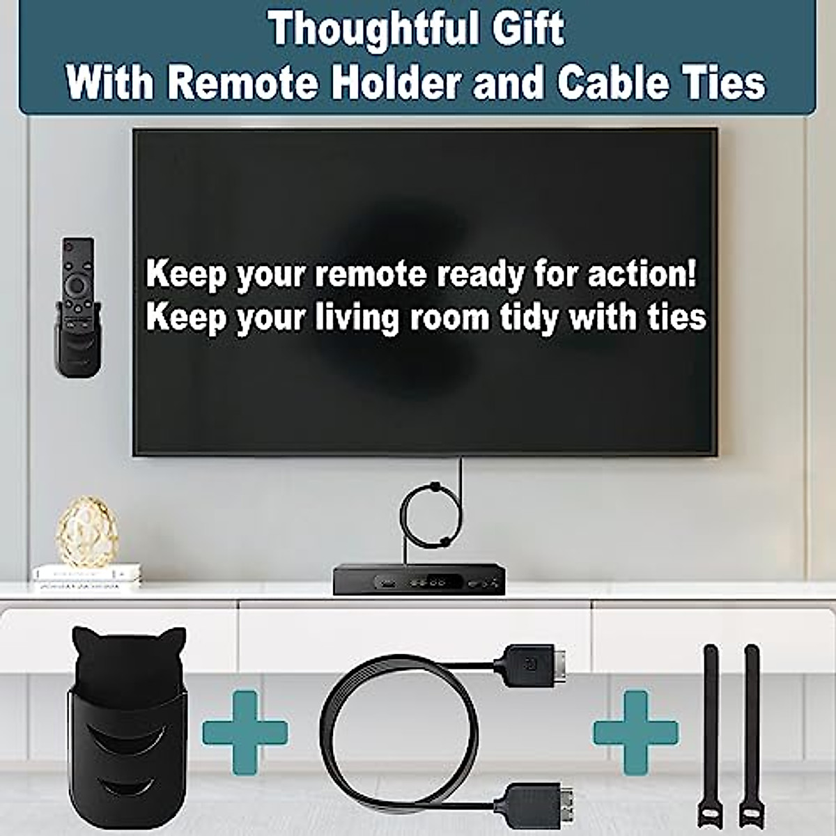 BN39-02210A BN39-02210C BN96-44186A BN91-17814A BN91-17814W for Samsung One Connect Cable with Holder,One Connect Cable for Samsung TV UN55KS8000F UN55KS800DF UN55KS8500F UN55KS9000F UN60KS8000