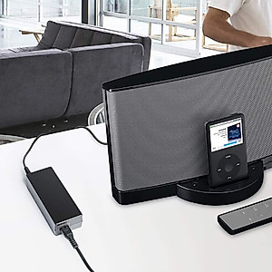 KFD AC DC Adapter Power Supply Cord for Bose SoundDock Series 2 3 II III: Wall Power Ac Adapter 310583-1130 310583-1200 Music System PSC36W-208 Wireless Speaker (NOT for 4-PIN Adapter)