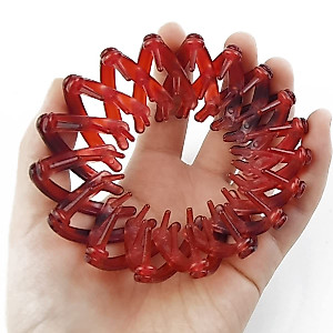 NSBELL 12PCS Birds Nest Hair Clips Hair Claw Clamps Bun Makers Expandable Ponytail Holder Comb Hair Bands Hair Accessory for Women Girls