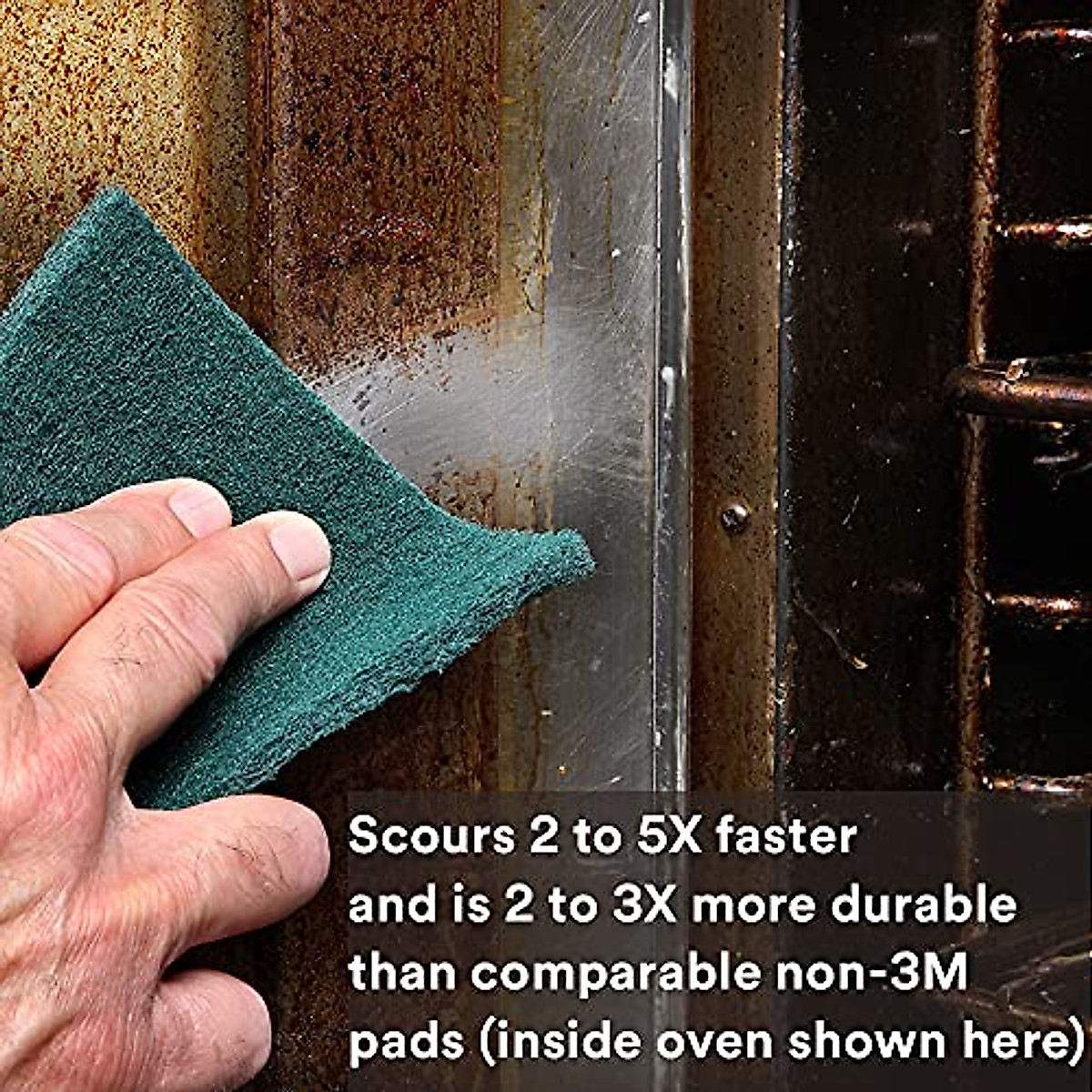 Scotch-Brite Scouring Pad 96-20, 20 Pads, 6” x 9”, General Purpose Cleaning, Food Safe, Non-Rusting