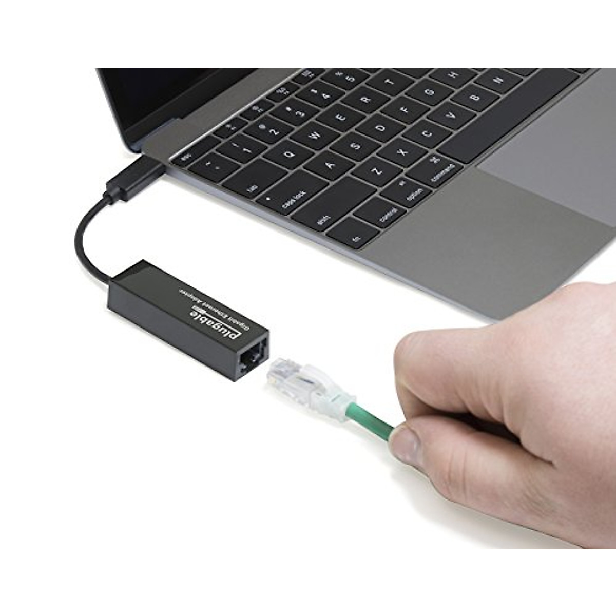 Plugable USB C Ethernet Adapter, Fast and Reliable Gigabit Connection, Compatible with Windows 11, 10, 8.1, 7, Linux, Chrome OS, Dell XPS, HP, Lenovo