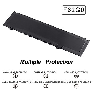 BRTONG Replacement F62G0 Laptop Battery for Dell 13 5370 7000 7370 7373 7380 7386 Vostro 13-5370-D1505G R1605S D1525S D1605S Series F62GO CHA01 RPJC3 39DY5